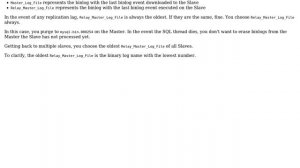 Databases: Anyway to identify mysql slaves have read upto which binary logs (5 Solutions!!)