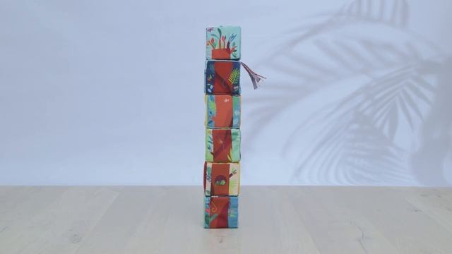Набор из 6 мягких кубиков Lilliputiens «Тотемы»