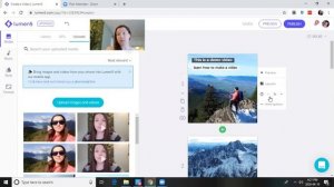 Scrolling text video creation with Lumen 5
