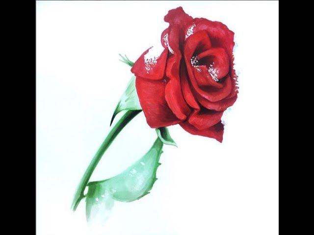 Red rose speedpaint with markers | Красная роза спиртовыми маркерами