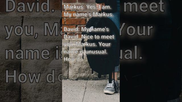 Интерактивный диалог Introducing yourself. Слушай и читай вместе с диктором