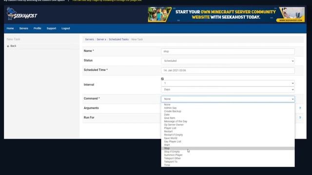 Minecraft Server Tutorial: How to schedule tasks and create a backup on your Minecraft server ...