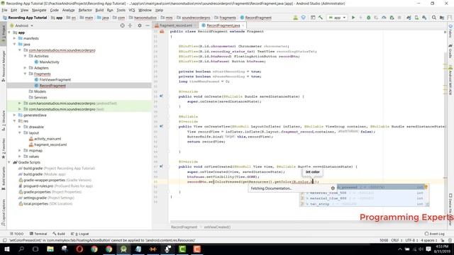 Audio Recorder in Android PART 5 (Record Fragment) – смотреть онлайн ...