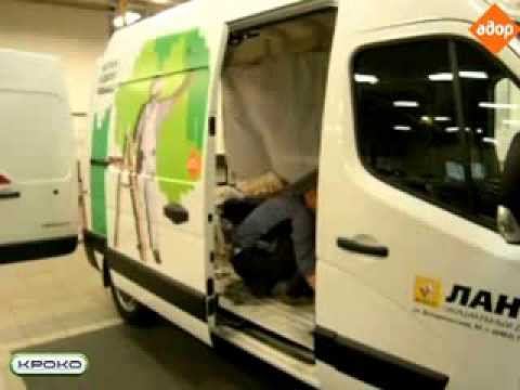 Установка реечного привода «Кроко» на автомобиль Renault Master
