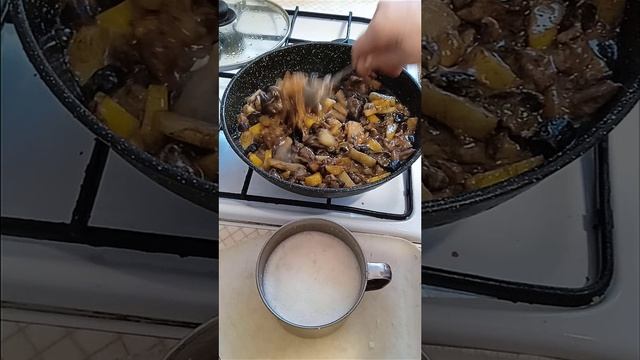 Грибы с картошкой
