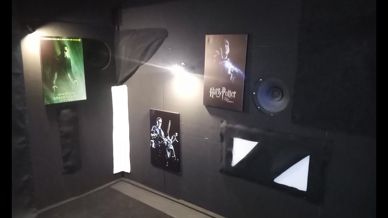 Типа, таймлапс стройки кинотеатра за дёшево на чердаке.