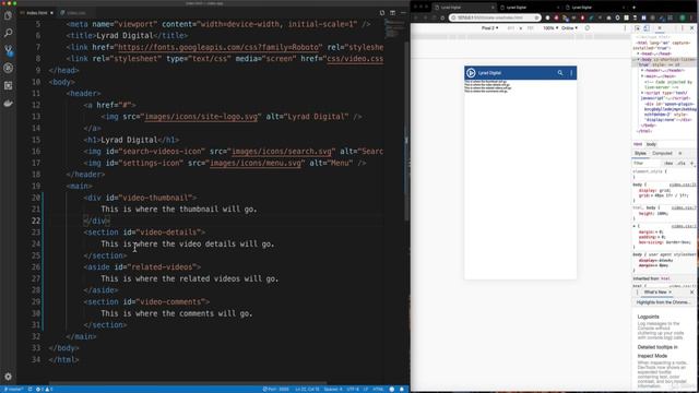 125 Building the mobile first layout