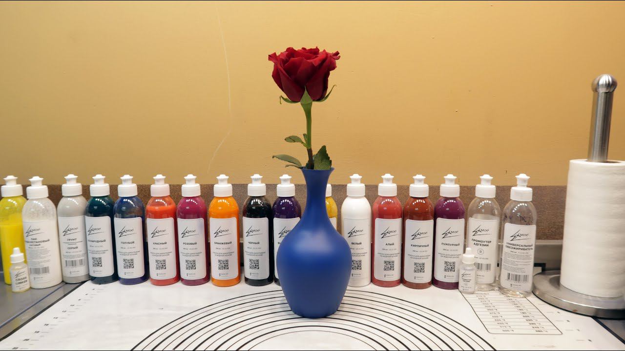 Exmix - Технология покраски 3D FDM  печатных моделей. Exmix - FDM 3D painting.