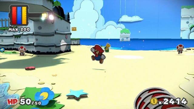 Paper Mario Color Splash - Gameplay Walkthrough Part 6 - Roshambo ...
