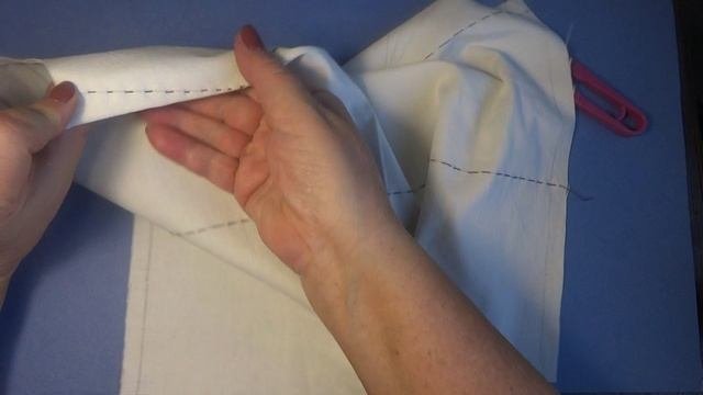 Подготовка макета Сметывание вытачек
