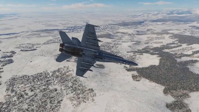 F/А-18С Применение Мейверик с ТПВГСН