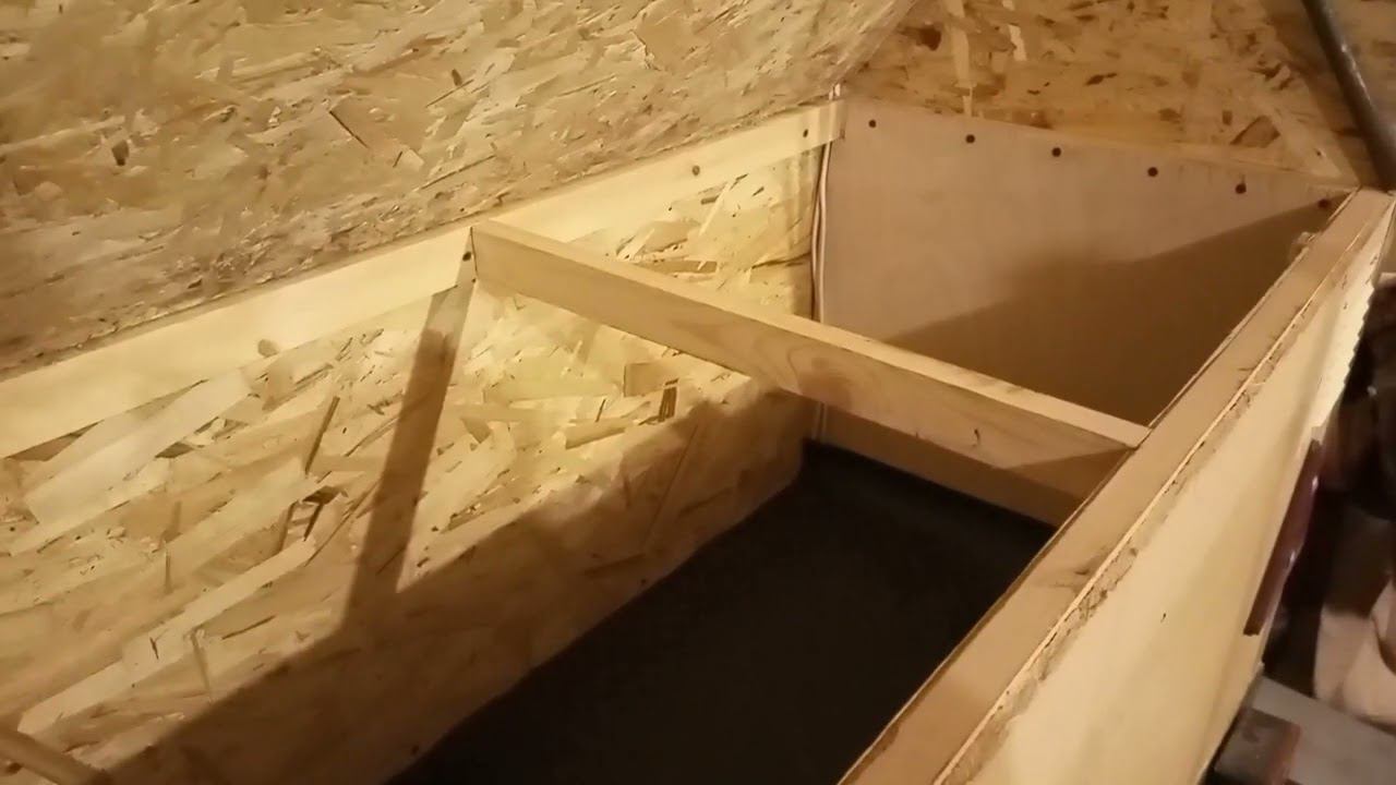 Утепление задней части живого модуля.