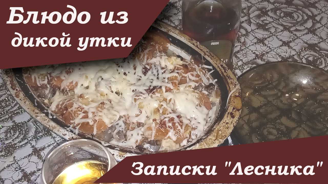 Блюдо из дикой утки
