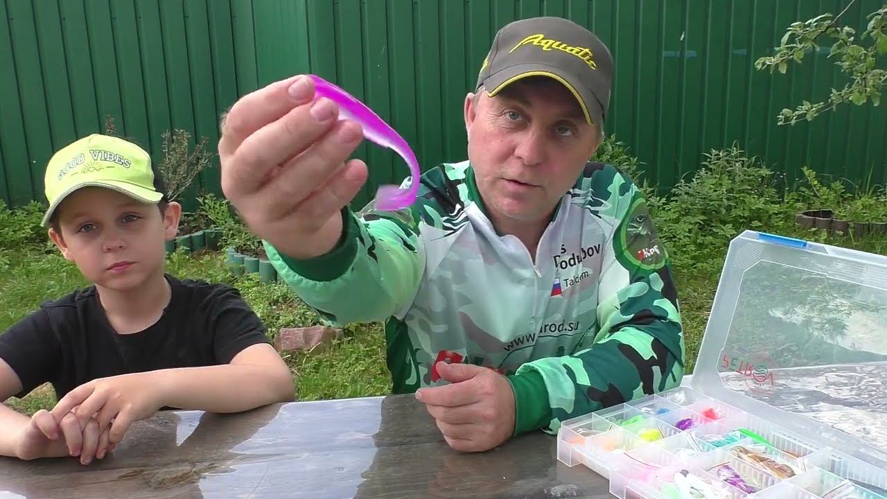 Обзор на силиконовые приманки Рыба Маслова