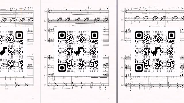 Ave Maria (J.S.Bach-Ch.Gounod) Ноты для вокала и 3 гитар