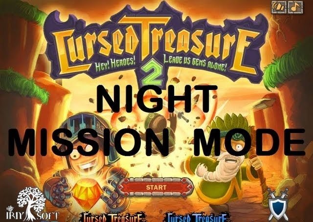 Cursed Treasure 2 - NIGHT MISSION MODE - Level 3 - 5 GEMS