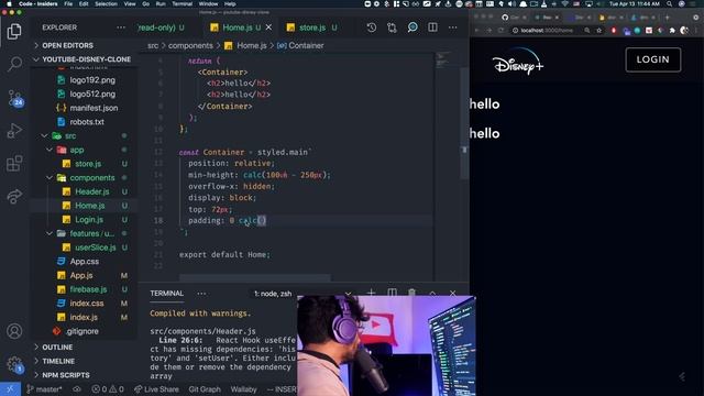 ASMR | Build Disney+ with React JS (Firebase + Styled Components + Redux) – смотреть онлайн ...