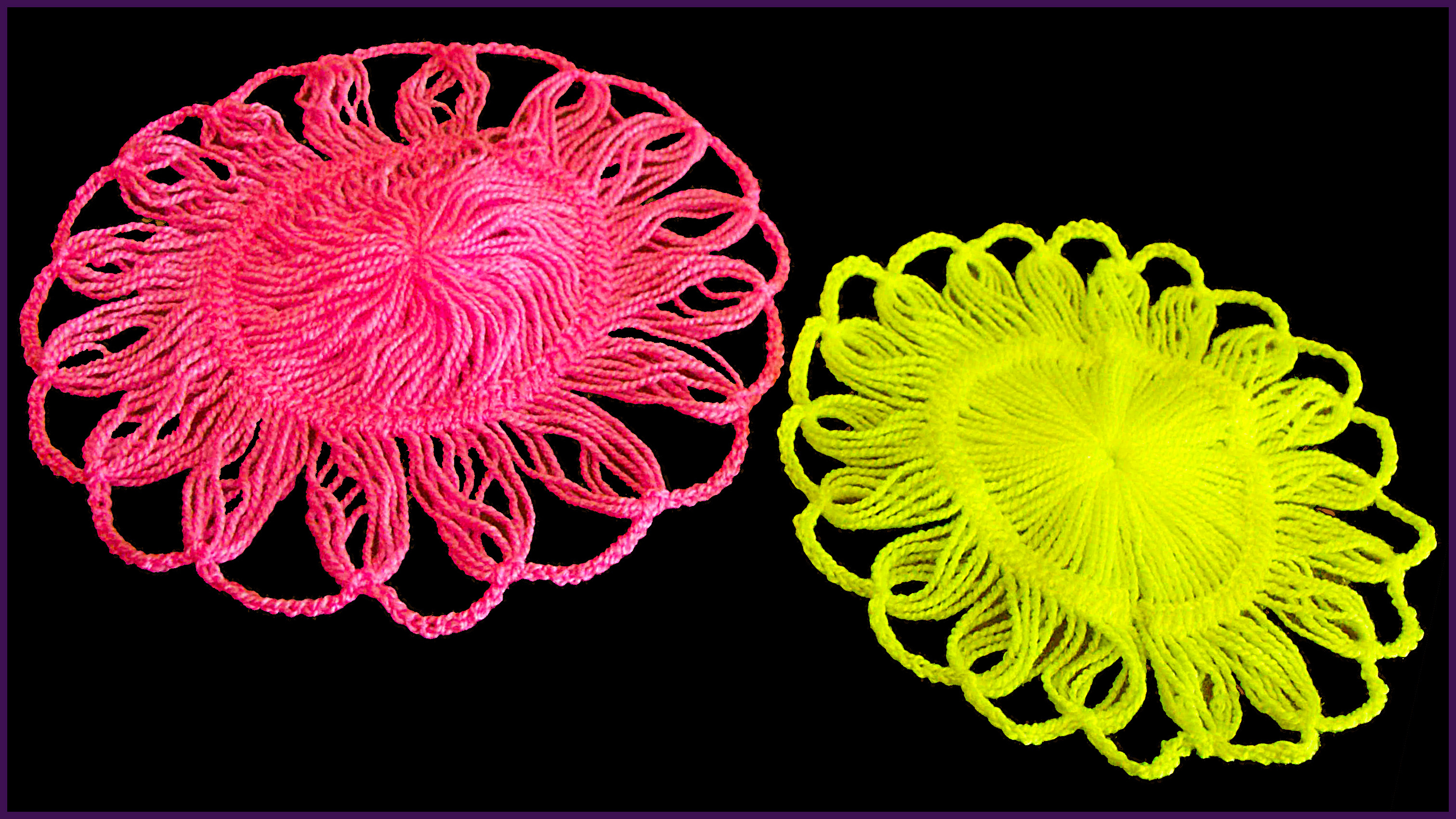 Мотив на вилке. Вязание мотива крючком. Вязание на вилке. Часть 1.