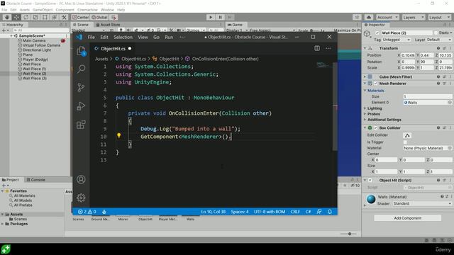2 - 13 Using GetComponent