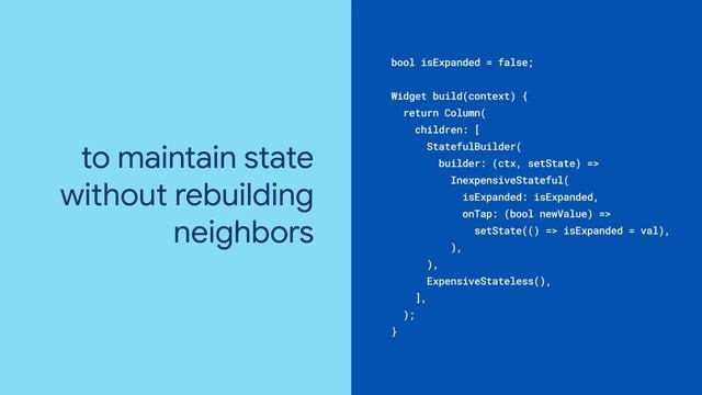 StatefulBuilder - Widget of the Week