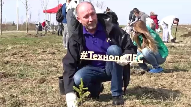 ПОСАДКА МОЛОДОГО ЛЕСА В ТЕХНОПОЛИСЕ GS