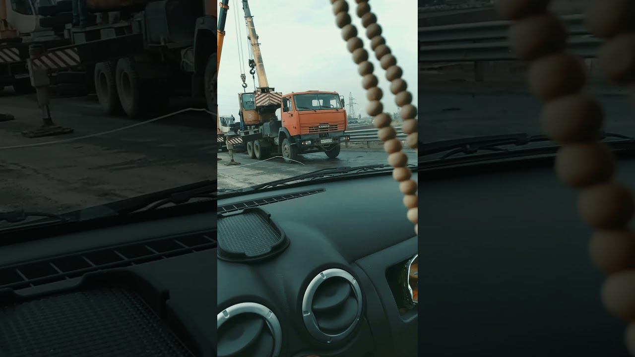 бетономешалка перевернулась