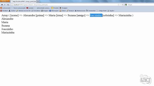 php5 | CAPÍTULO 2 | AULA 8 | Arrays parte 1 – смотреть онлайн видео от PHP Инструменты 39 | в ...