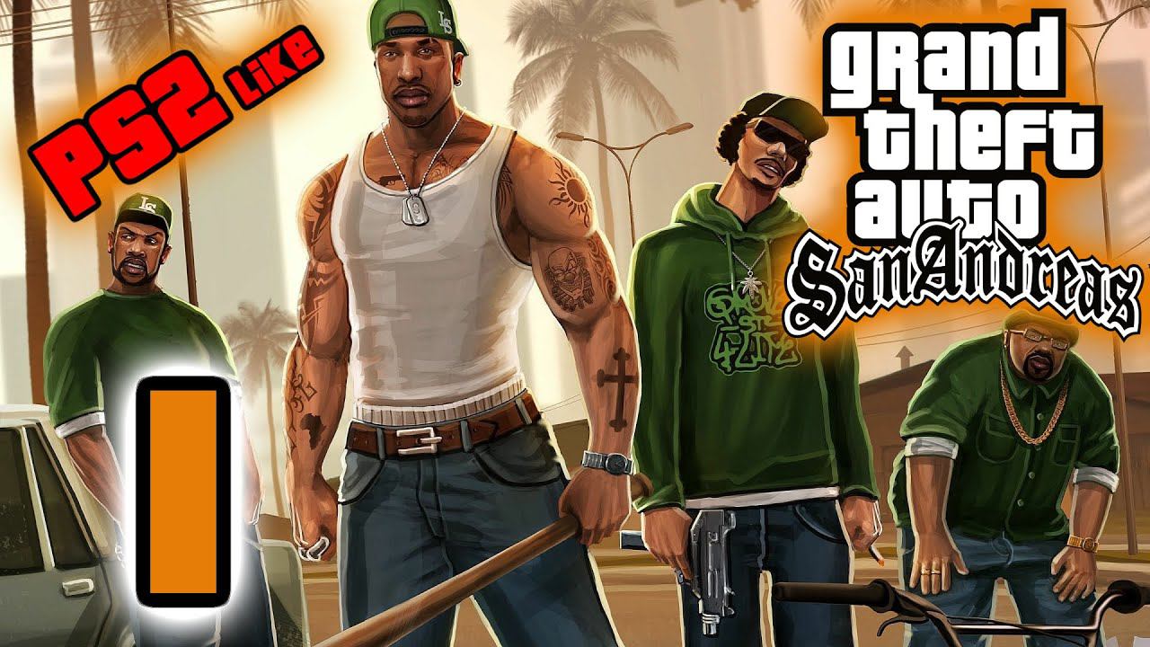 Grand Thteft Auto: San Andreas  | PS2 like  |  QHD  |  #1