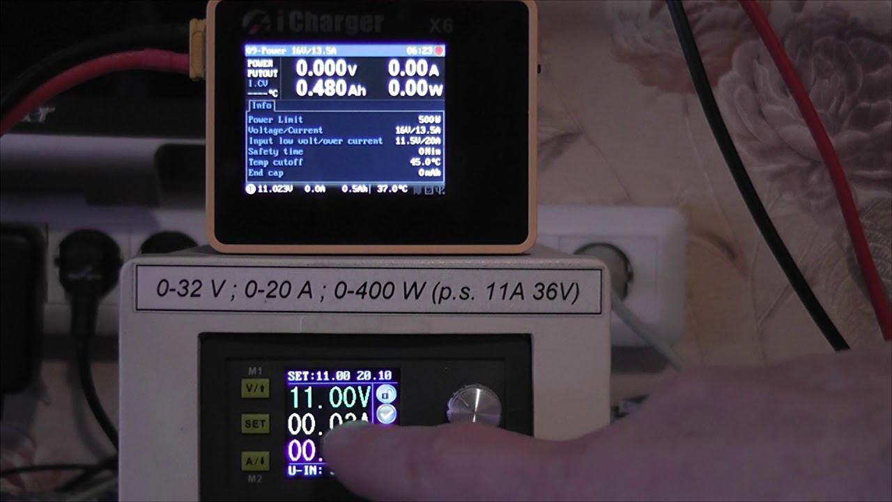 iCarger X6,  "Power" mode as constant power consumption elecronic load