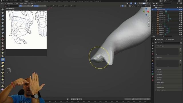 03. Making the body - Create a commercial game 3D character
