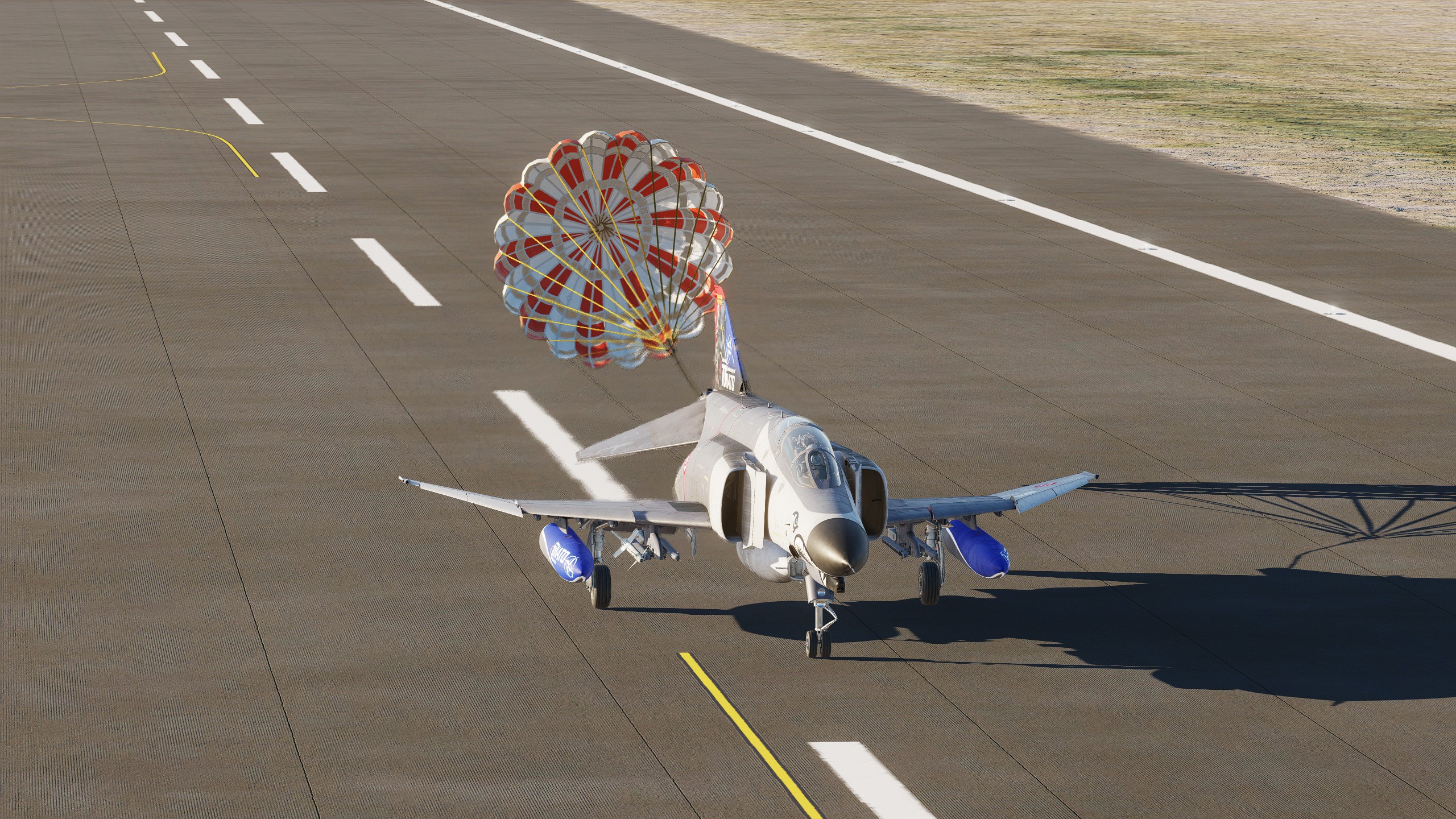 DCS F-4E Phantom II. Руление, взлет, посадка в DCS World.