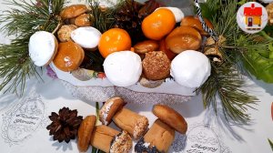 Печенье грибочки