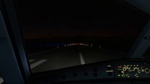Microsoft Flight Simulato 2020. (нашел в старых видео). UUOO (Воронеж). Ночь.