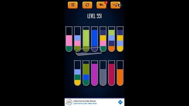 Water Sort Puzzle - Color Liquid Sorting Game Level 551 Solution ...