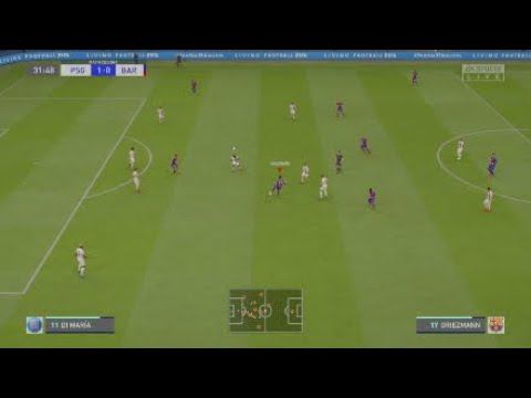 Fifa20 PSG-Barcelona супер камбек на 79мин