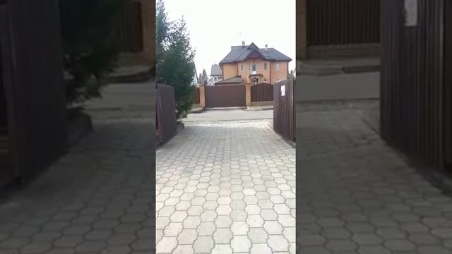Монтаж автоматики САМЕ FERNI 1000 на распашные ворота обшитые деревом