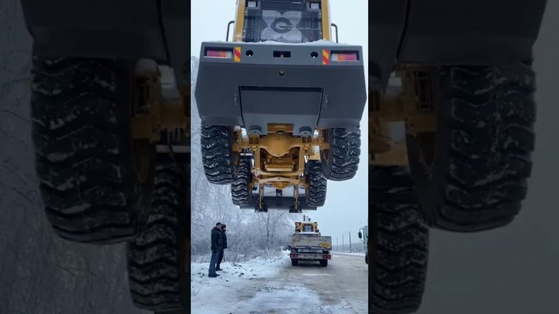 XGMA XG931N - Погрузка в прицеп (вид снизу). Поставщик Импорт Запчасть (Екатеринбург)