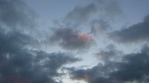 White clouds on a blue sky