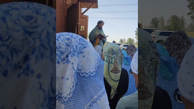 Крестный ход Владимирской иконы Божией Матери Архиерейской службой епископа Петра в Тамбовке 3.06.23