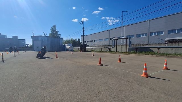 Gymkhana 2024 stage 1 / Афиногенов Алексей Honda CB400SF / heat1