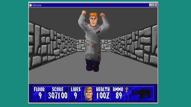 Победоносный забег рядового Табуретки в Wolfenstein 3D (1-ый эпизод) 09.05.2024