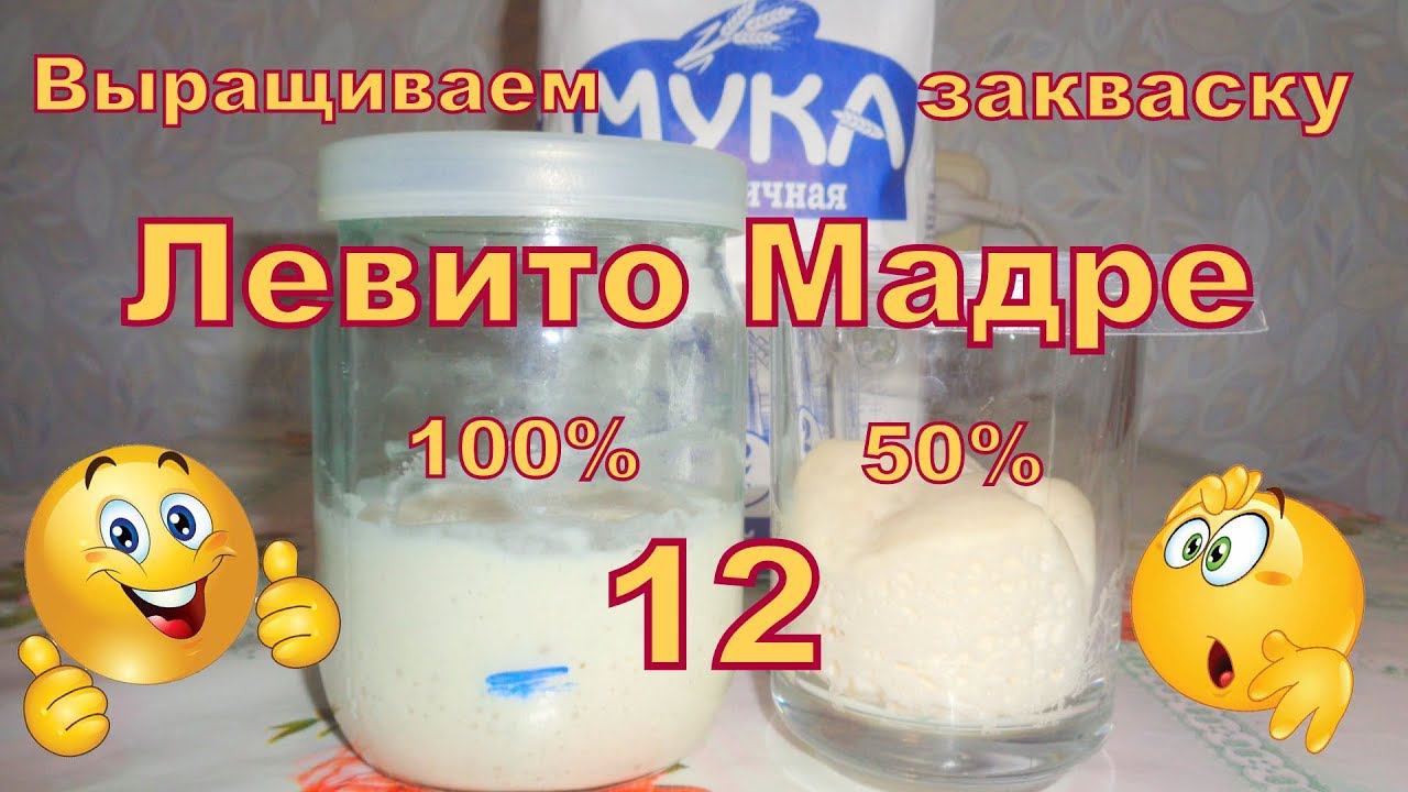 Неудачная выпечка и реанимация закваски Левито Мадре 50% влажности.