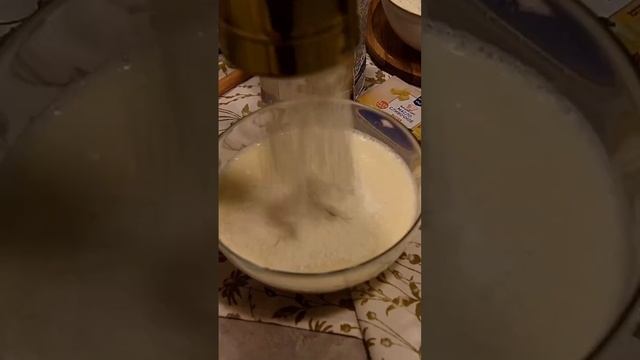 Блины с творогом