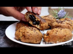 Осторожно! Очень вкусное творожное  печенье с черносливом! Для худеющих и не только !