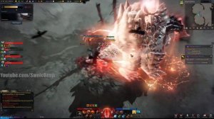 Showing off the Quickstart Shadowhunter Build in a Guardian Raid - Lost Ark