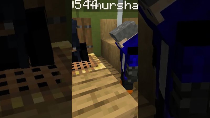 Девочка Уэнсдэй, но это Майнкрафт! Minecraft #shorts