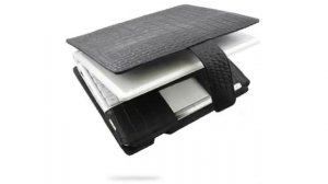 Melkco Tasche Leder Etui cuir ~Asus Eee PC 900/900 XP Crocod