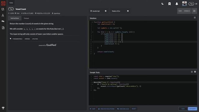 Количество гласных | Решение задач на Codewars | Vowel Count - смотреть ...