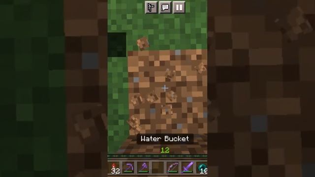 Minecraft mlg ender perl and water bucket #minecraft #mlg