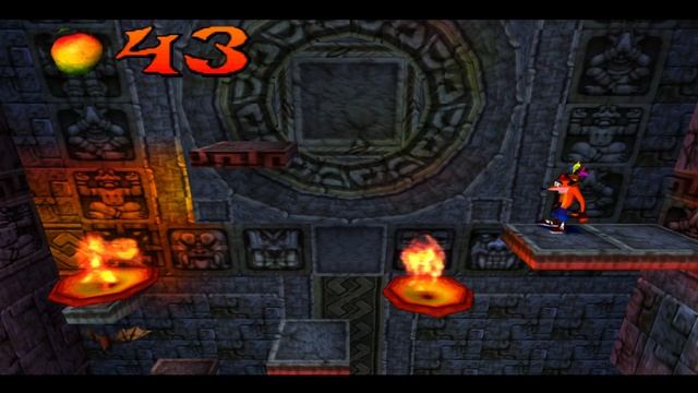 Crash Bandicoot 1 на PS1 прохождение игры номер 3